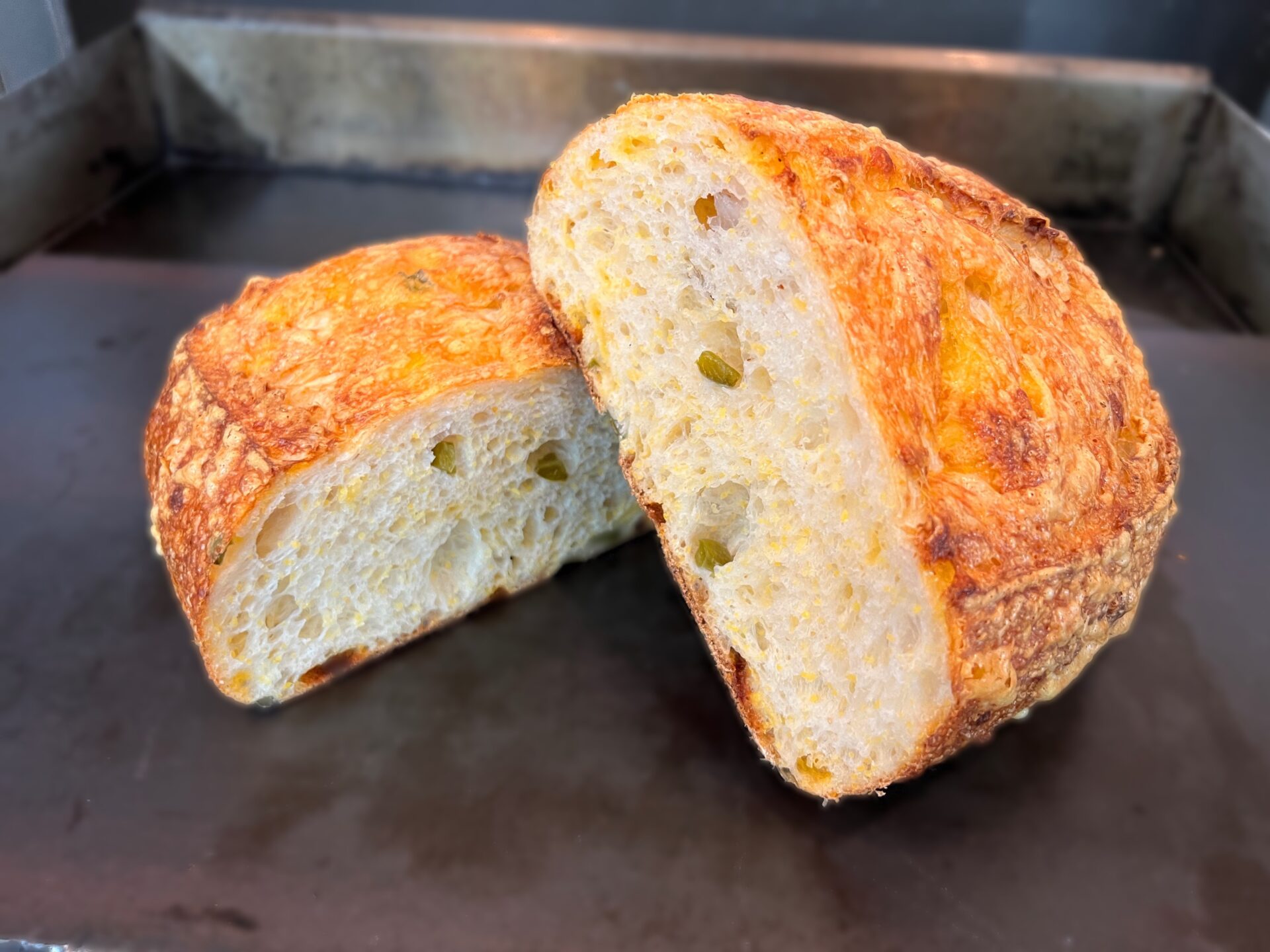 Jalapeño Polenta Cheddar Bread - Keith Giusto Bread Club